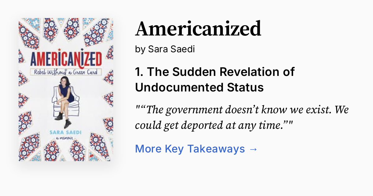 Americanized by Sara Saedi | Summary, Quotes, Audio