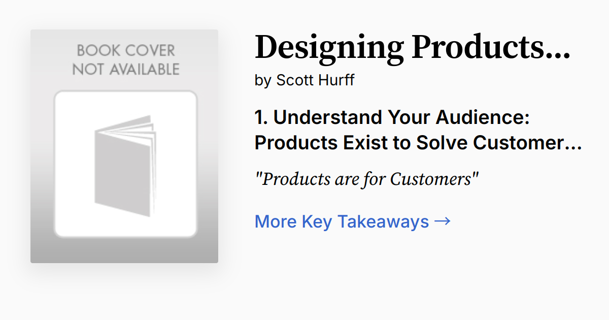 Designing Products People Love | Summary, Audio, Quotes