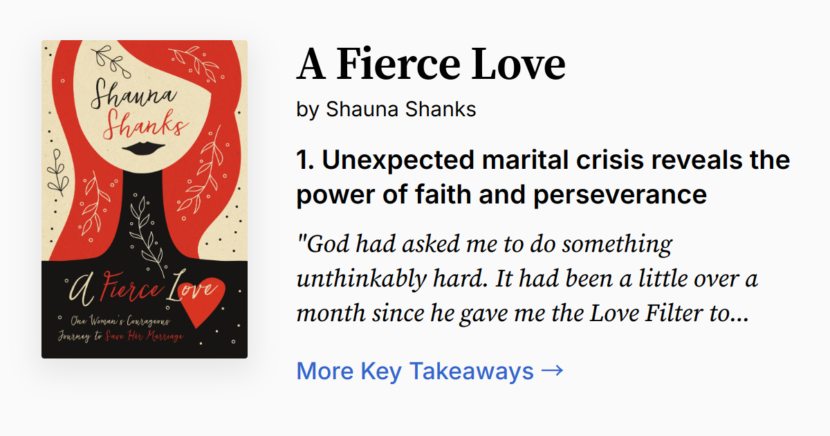 A Fierce Love by Shauna Shanks | Summary, Audio, Quotes