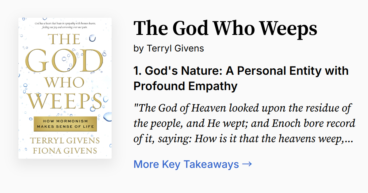 The God Who Weeps | Summary, Audio, Quotes, FAQ
