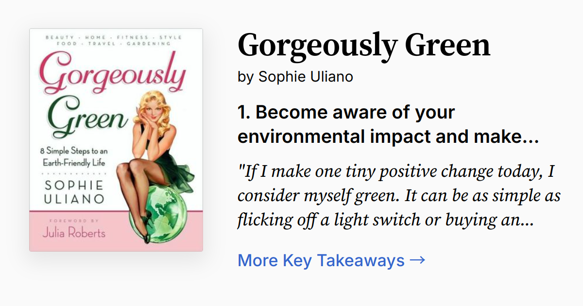 Gorgeously Green | Summary, Quotes, Audio