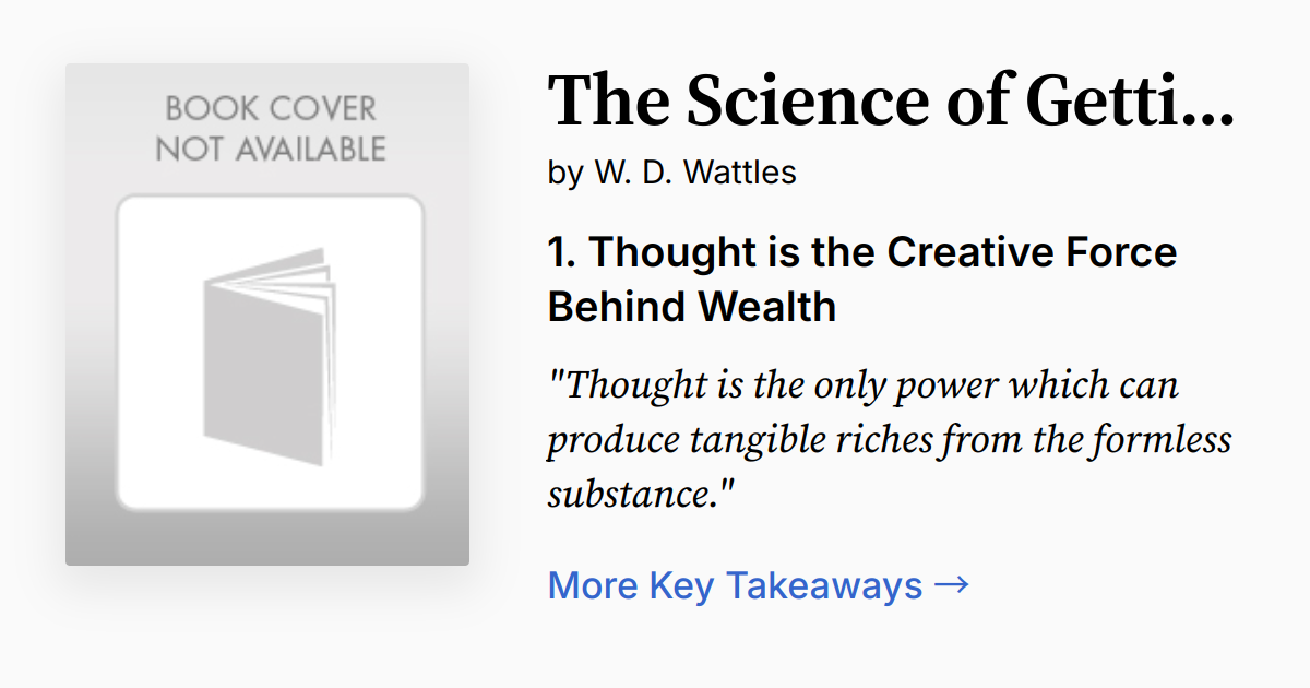 The Science of Getting Rich | Summary, Audio, Quotes, FAQ