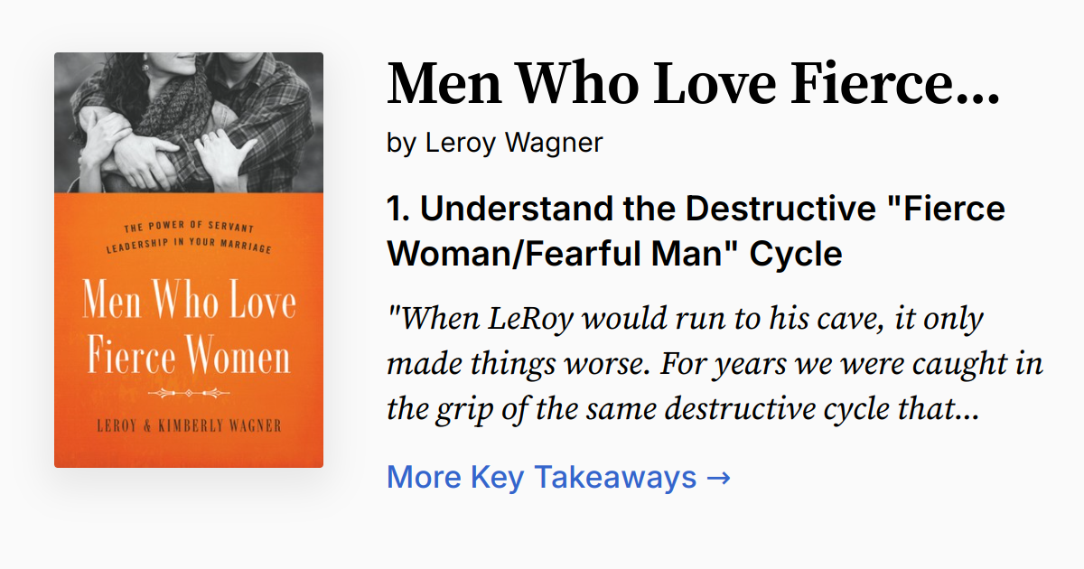 Men Who Love Fierce Women | Summary, Audio, Quotes
