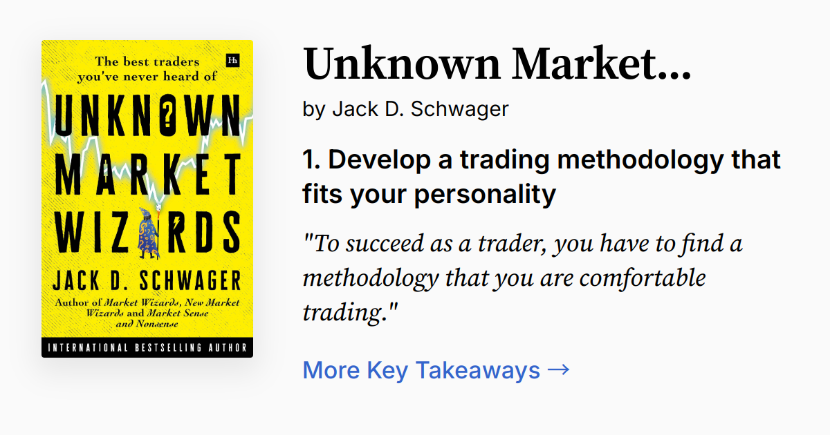 Unknown Market Wizards | Summary, Audio, Quotes, FAQ