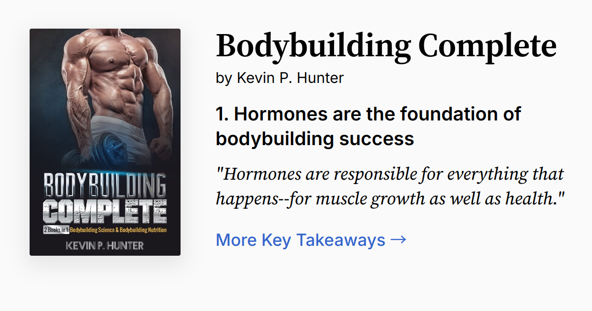 Bodybuilding Complete | Summary, Audio, Quotes