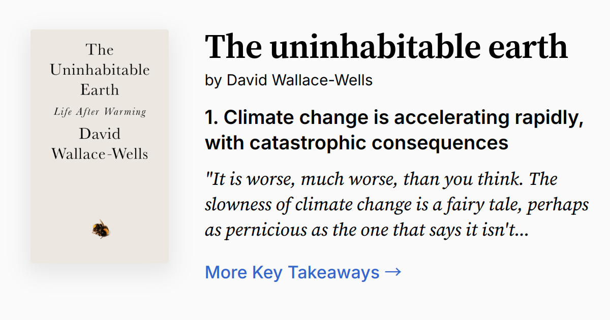 The Uninhabitable Earth | Summary, Quotes, FAQ, Audio