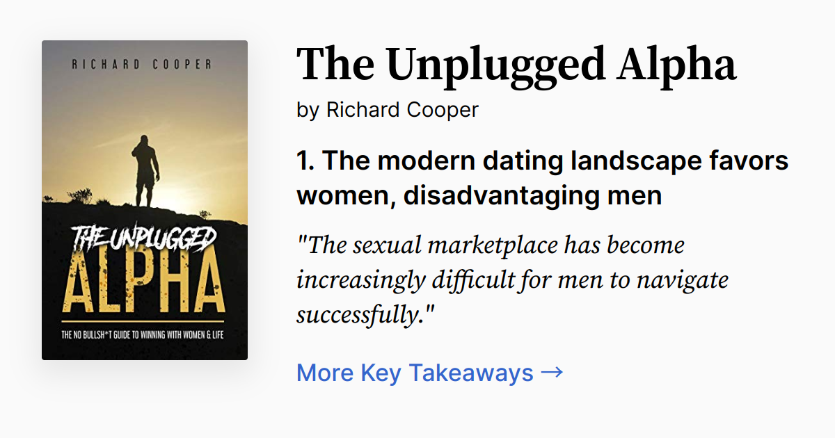 The Unplugged Alpha | Summary, Quotes, FAQ, Audio