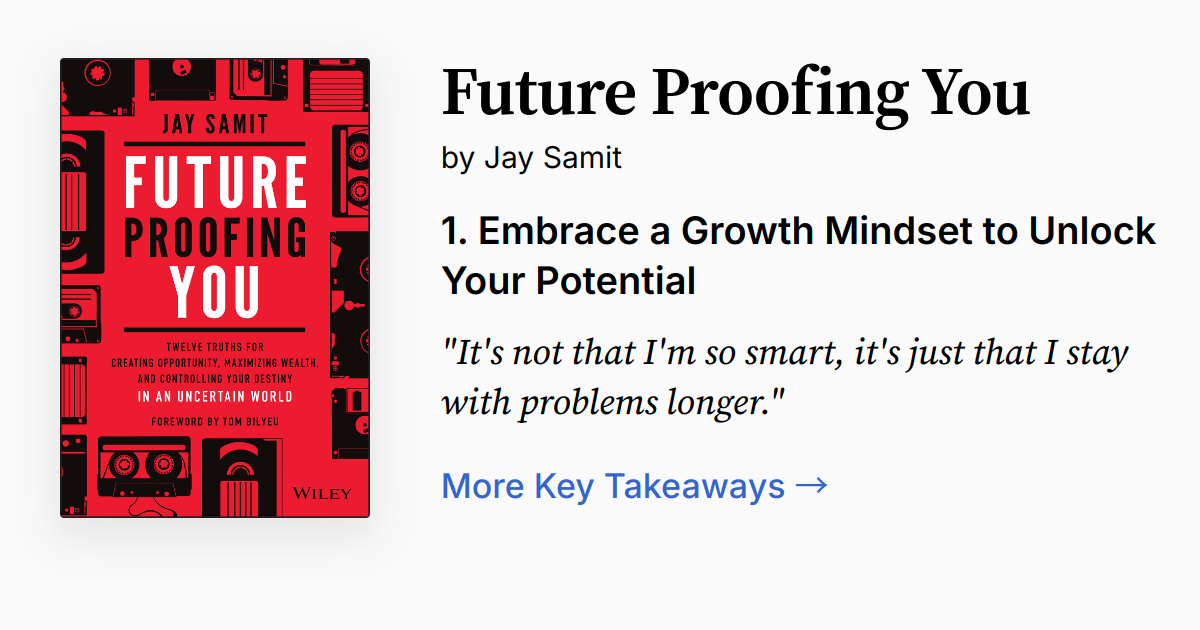 Future-Proofing You | Summary, Audio, Quotes, FAQ