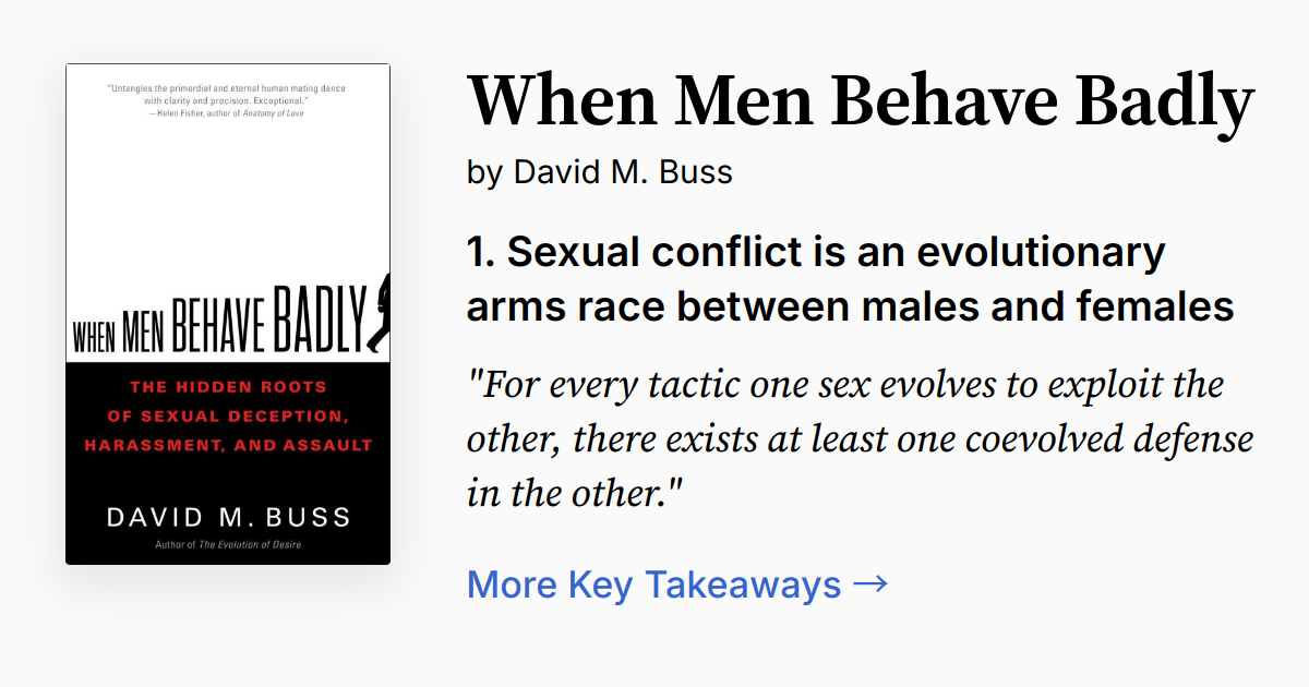 When Men Behave Badly | Summary, Quotes, FAQ, Audio