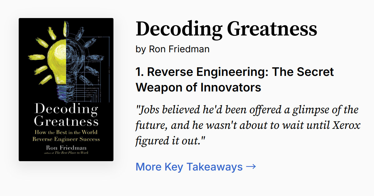 Decoding Greatness | Summary, Audio, Quotes, FAQ