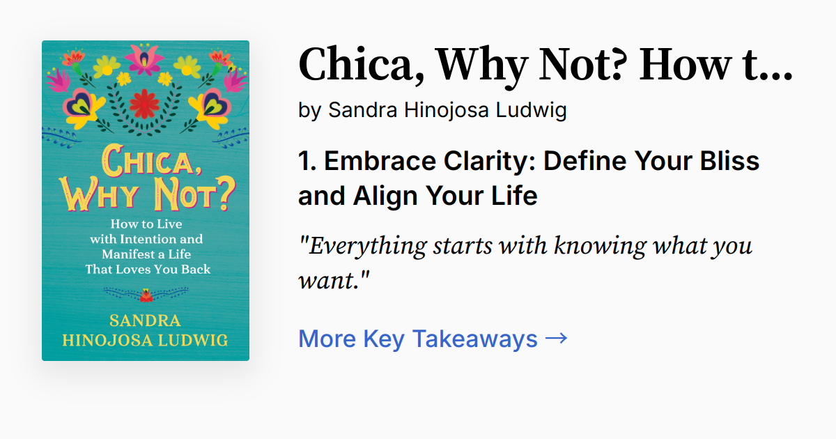 Chica, Why Not? | Summary, Audio, Quotes