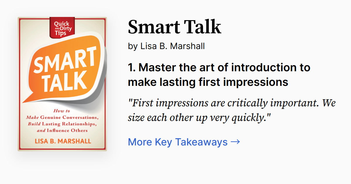 Smart Talk by Lisa B. Marshall | Summary, Audio, Quotes, FAQ
