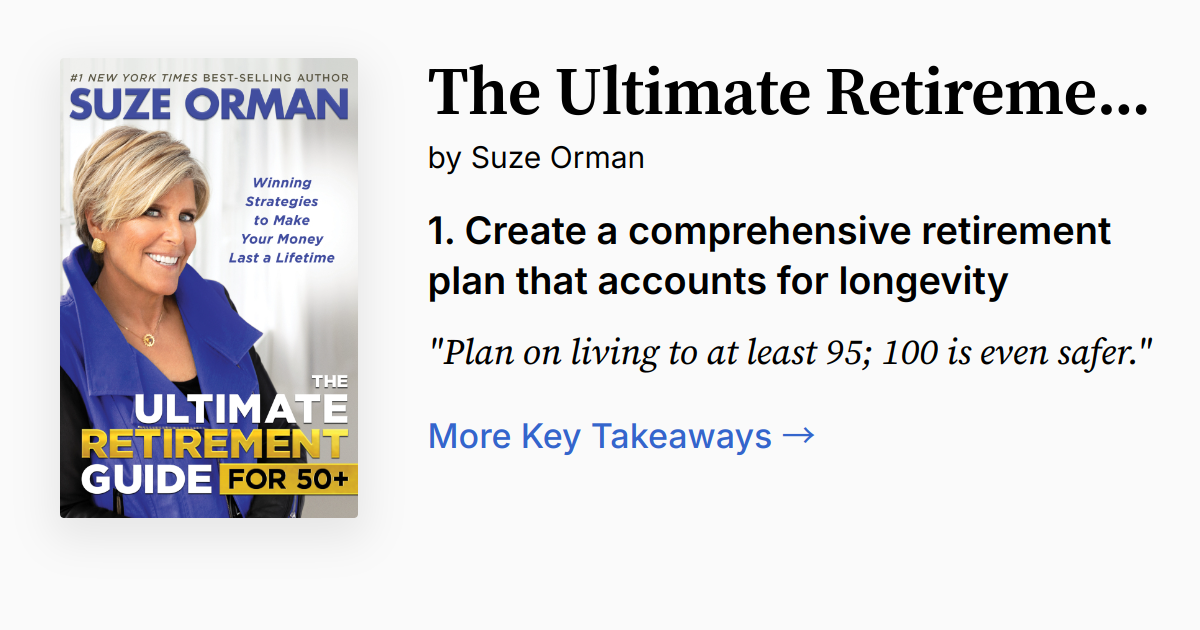 The Ultimate Retirement Guide for 50+ | Summary, Audio, Quotes, FAQ