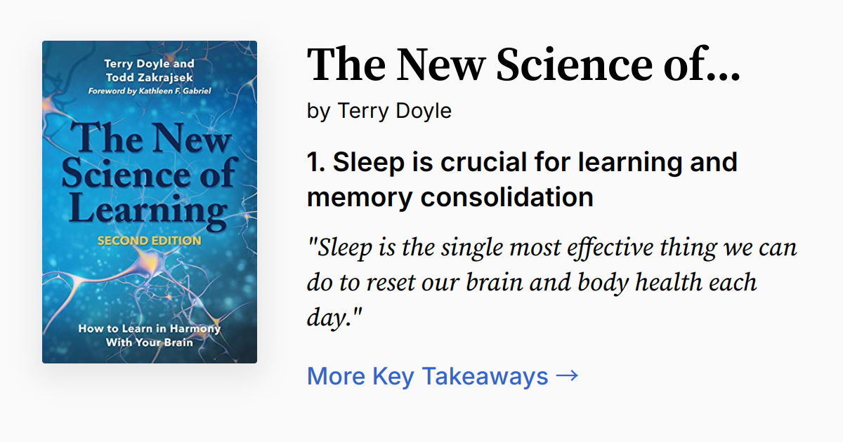The New Science of Learning | Summary, Audio, Quotes