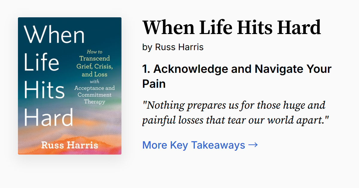 When Life Hits Hard | Resumen, Quotes, FAQ, Audio
