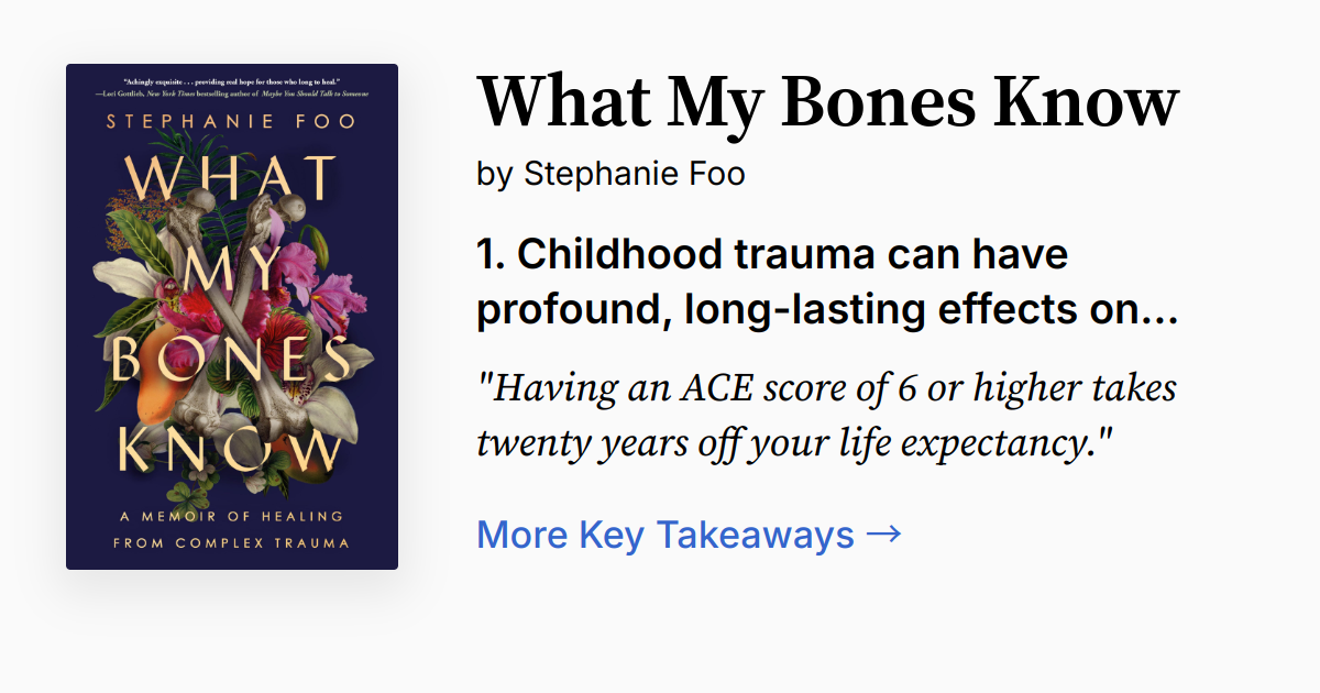 What My Bones Know | Summary, Audio, Quotes, FAQ
