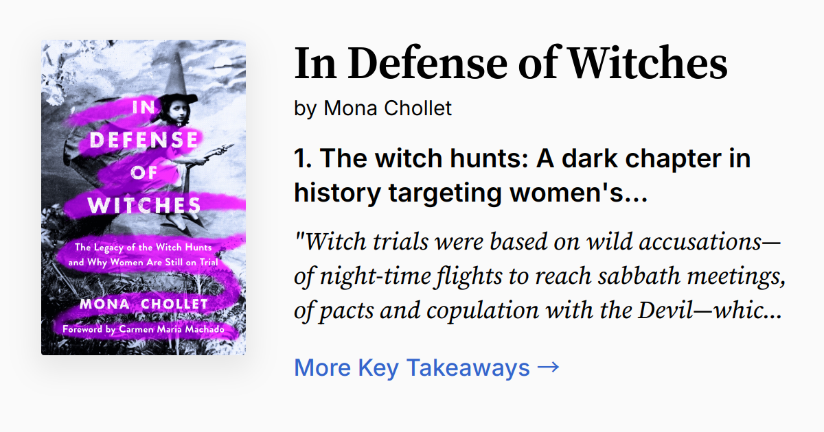 In Defense of Witches | Summary, Audio, Quotes, FAQ