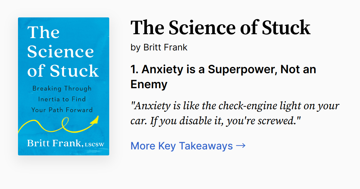 The Science of Stuck | Summary, Audio, Quotes, FAQ