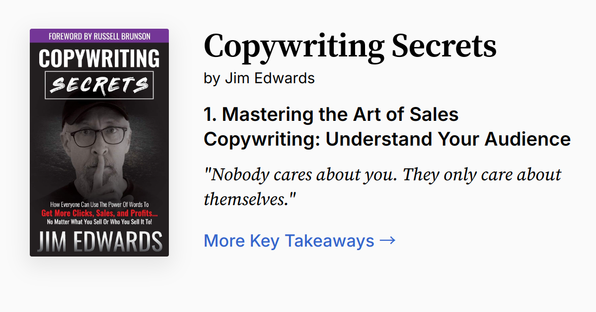 Copywriting Secrets | Summary, Audio, Quotes, FAQ