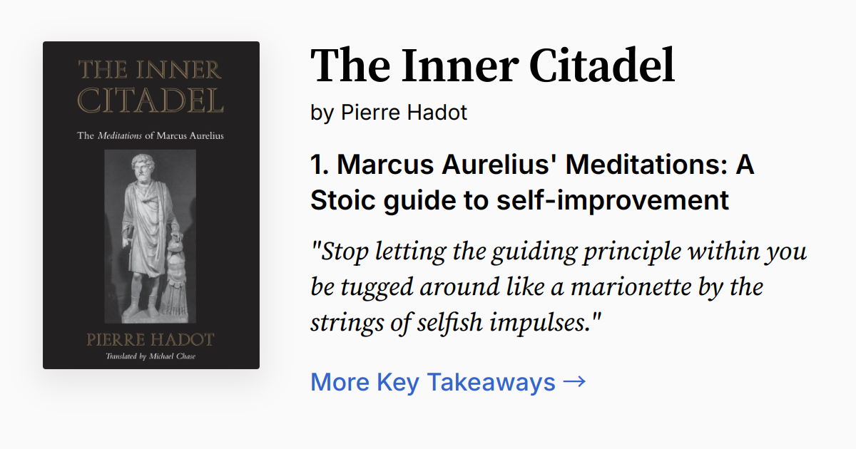 The Inner Citadel | Summary, Quotes, FAQ, Audio