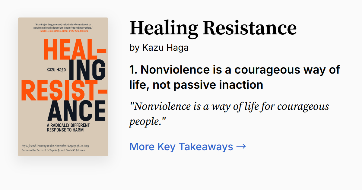 Healing Resistance | Summary, Audio, Quotes, FAQ