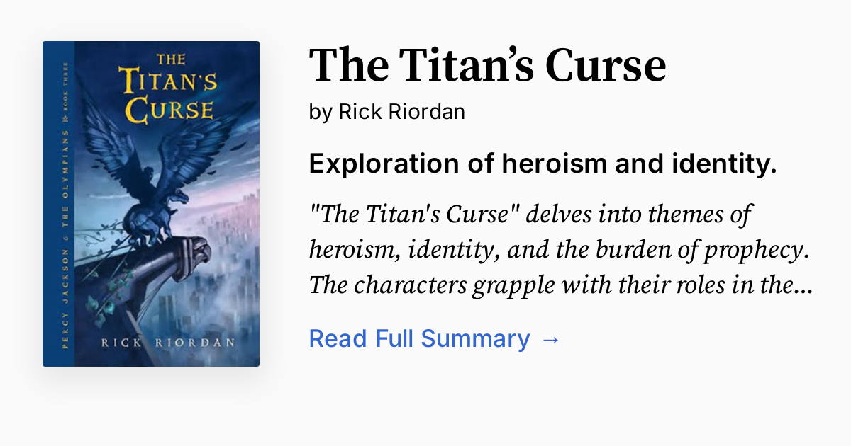 The Titan’s Curse | Summary, Analysis, FAQ