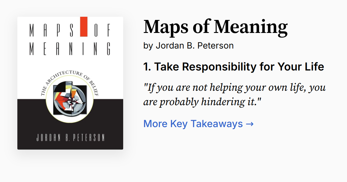 Maps of Meaning | Summary, Quotes, FAQ, Audio