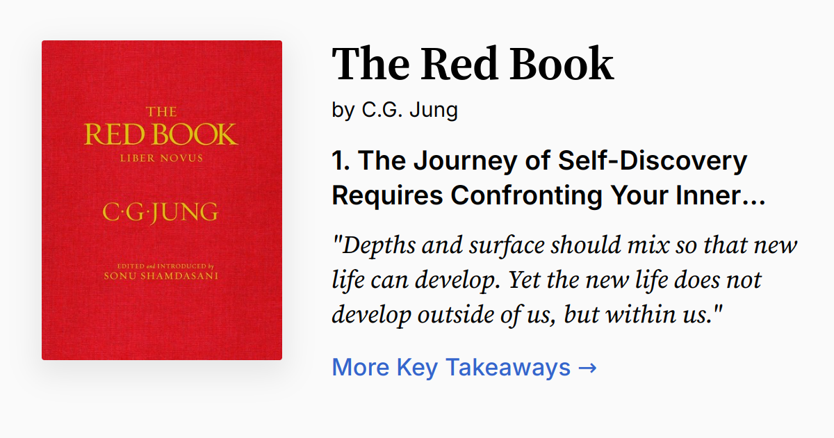 The Red Book by C.G. Jung | Summary, Quotes, FAQ, Audio