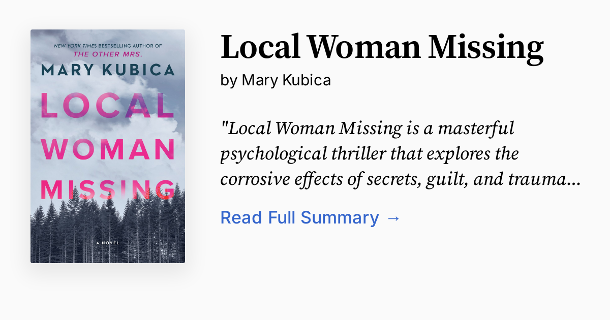 Local Woman Missing | Summary, Analysis, FAQ