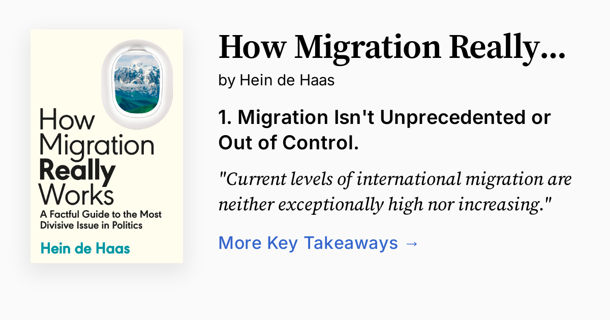 How Migration Really Works | Summary, Audio, Quotes