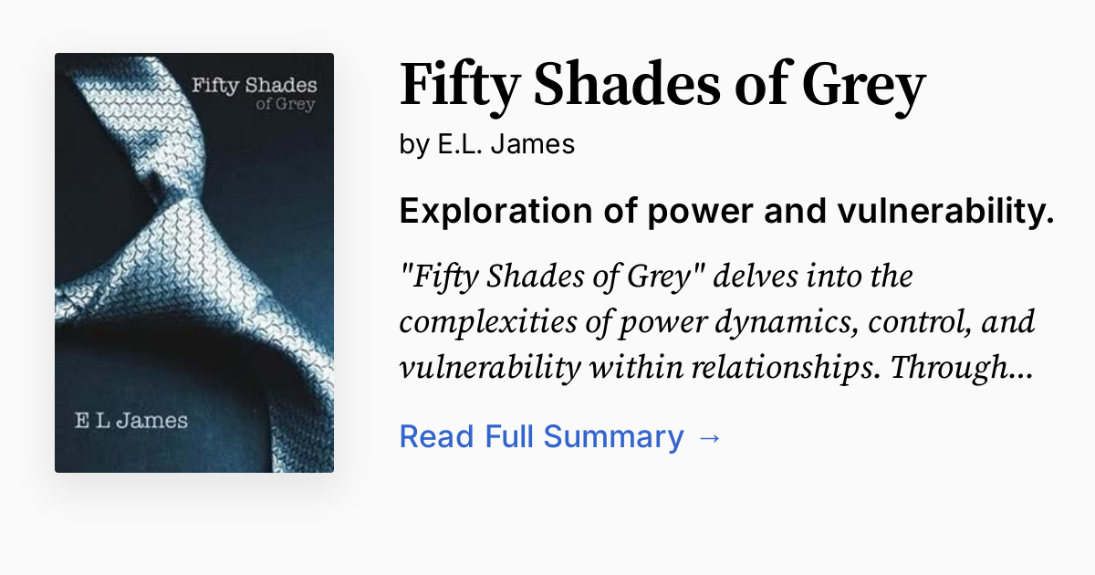 Fifty Shades of Grey | Summary, Analysis, FAQ