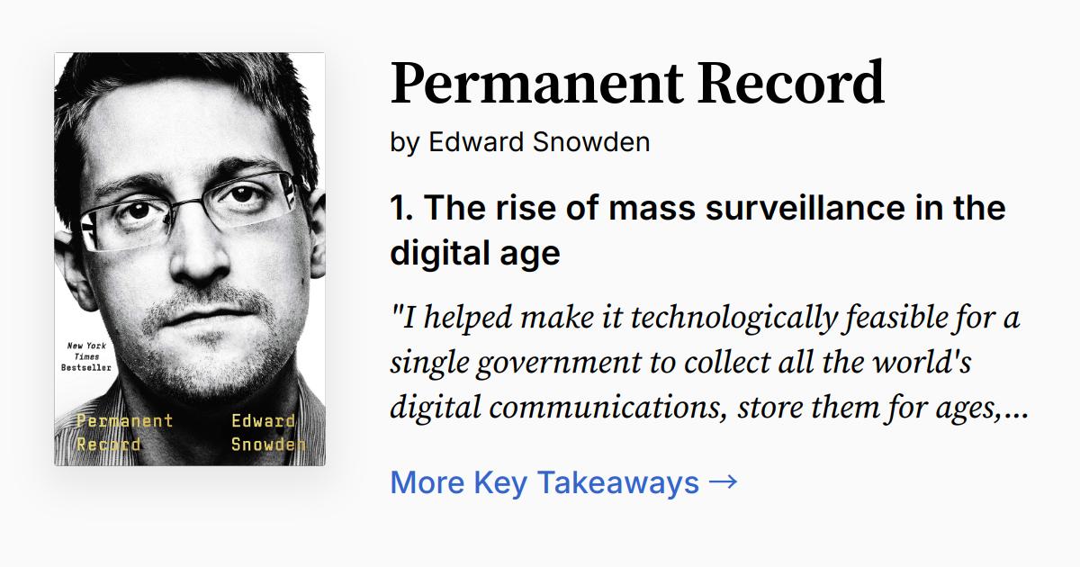 Permanent Record | Summary, Audio, Quotes, FAQ