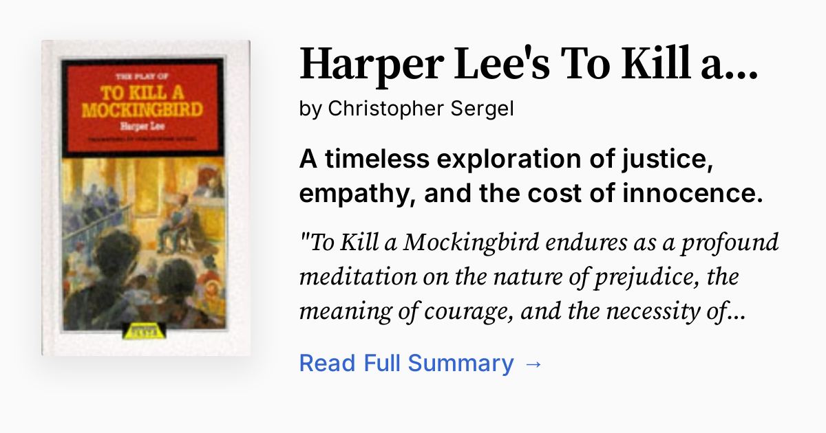 Harper Lee's To Kill a Mockingbird | Summary, Analysis, FAQ