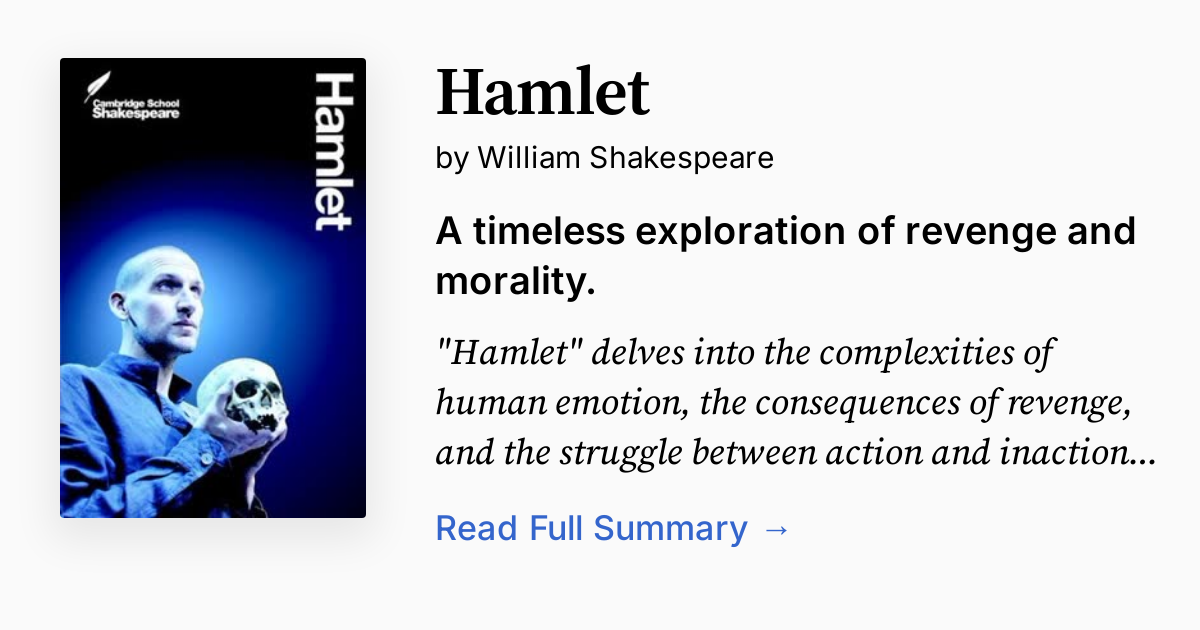 Hamlet by William Shakespeare | Summary, Analysis, FAQ