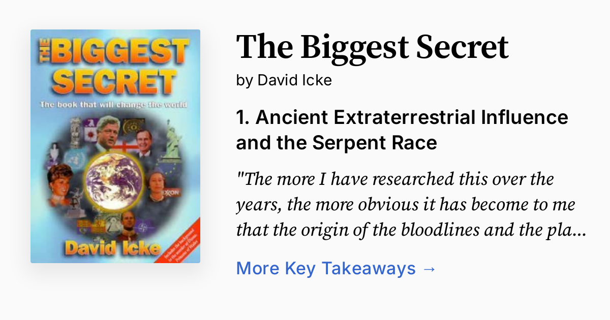 The Biggest Secret | Summary, Quotes, FAQ, Audio