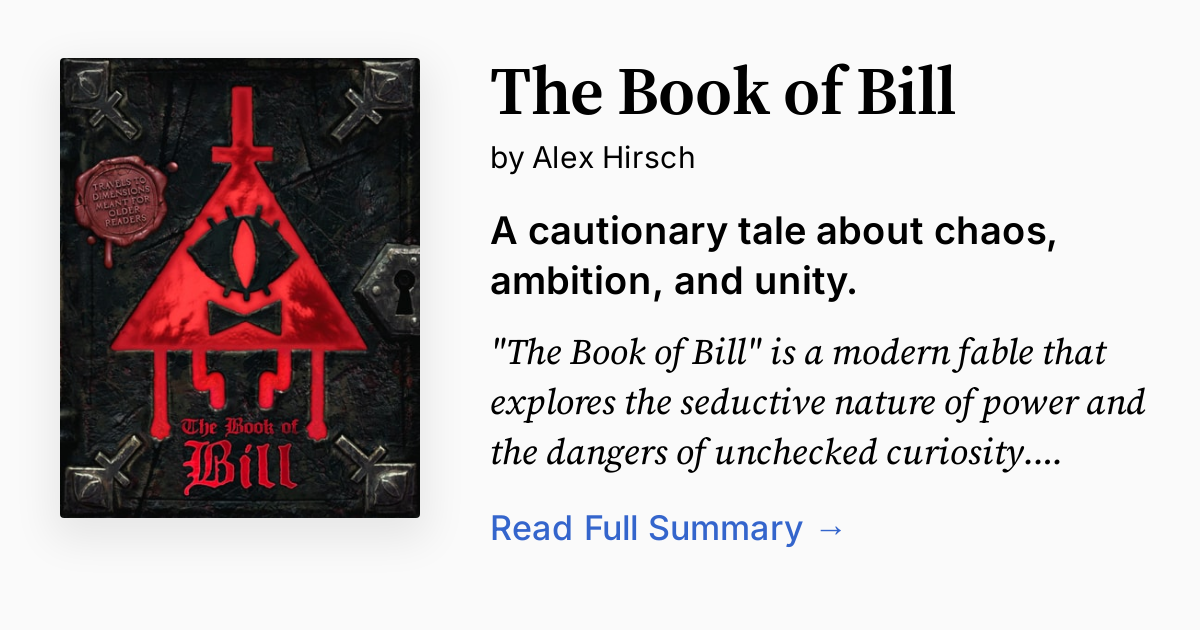 The Book of Bill | Summary, Audio, Analysis