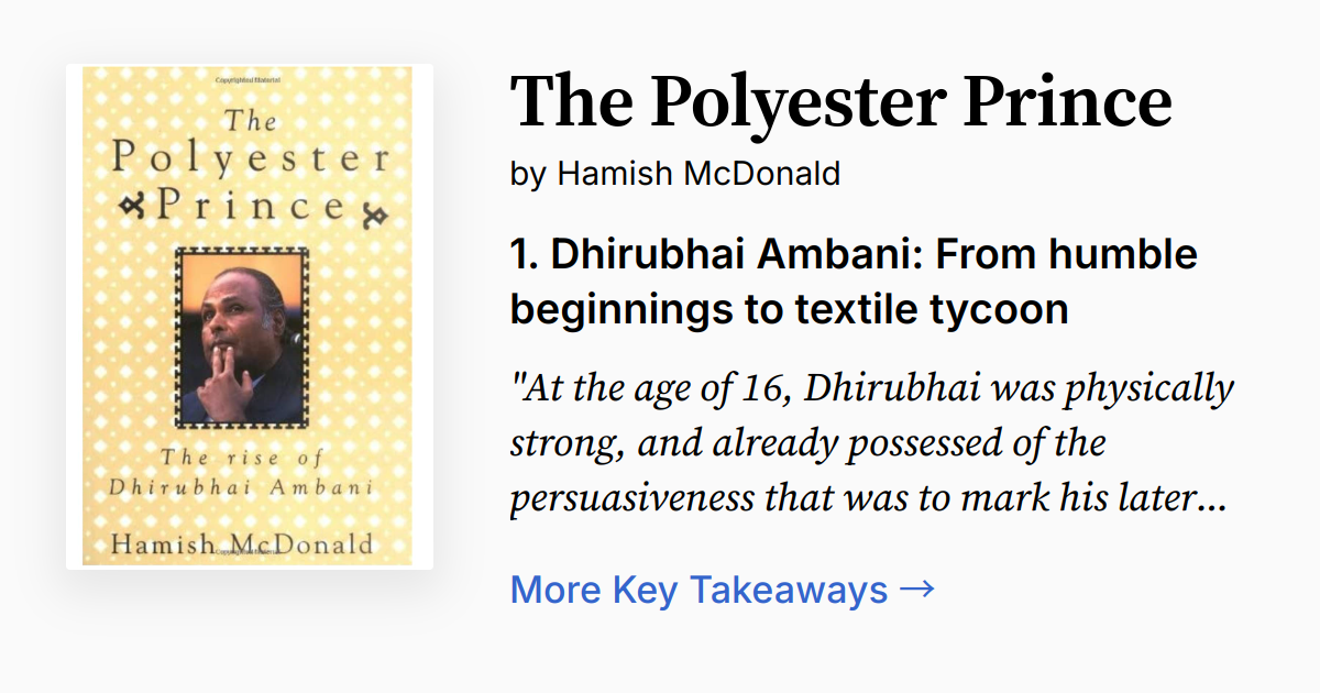 The Polyester Prince | Summary, Quotes, FAQ, Audio