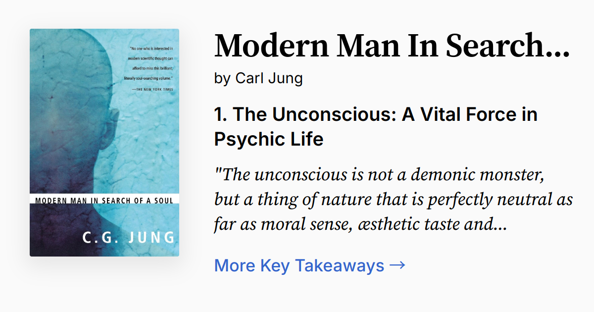 Modern Man in Search of a Soul | Resumen, Quotes, FAQ, Audio