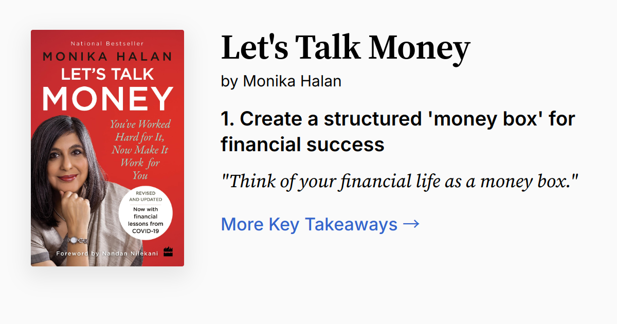 Let's Talk Money | Summary, Quotes, FAQ, Audio