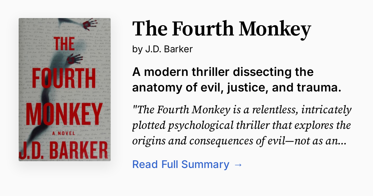 The Fourth Monkey | Summary, Audio, Analysis, FAQ