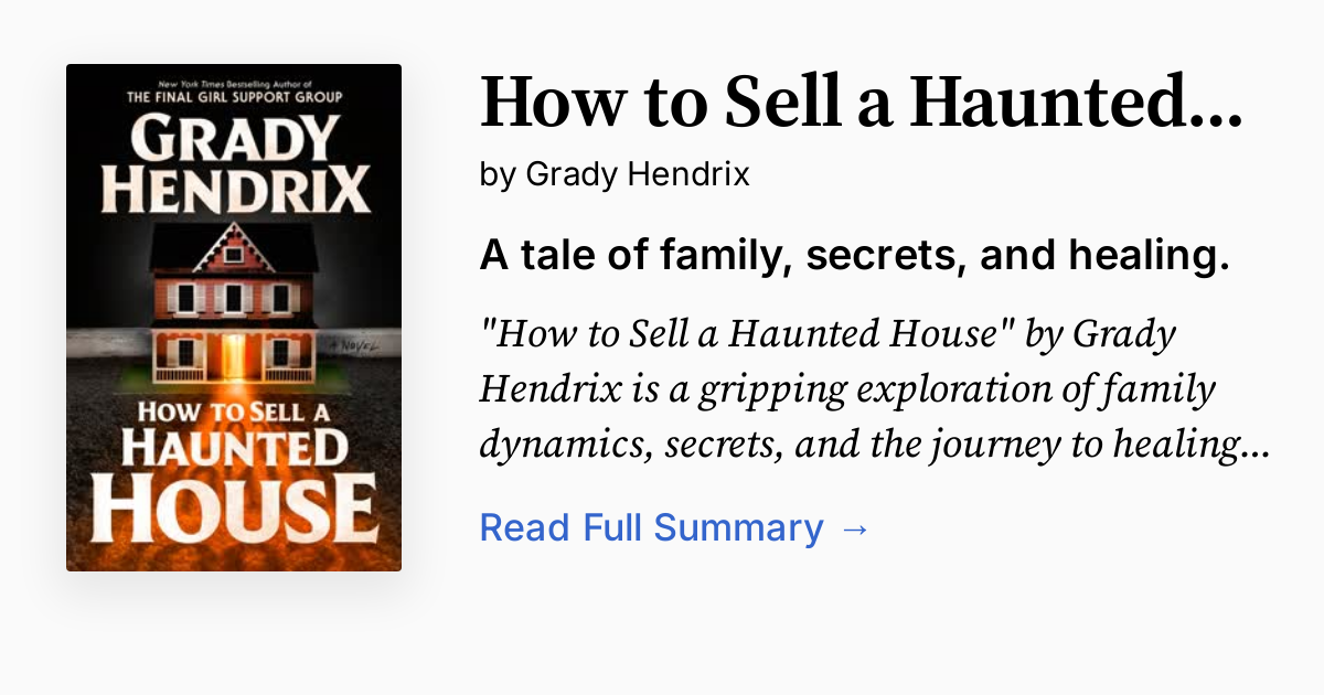 How to Sell a Haunted House | Summary, Audio, Analysis, FAQ