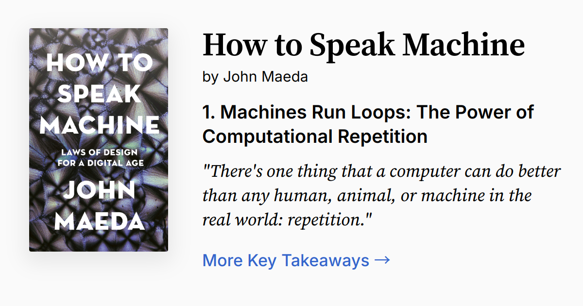How to Speak Machine | Summary, Audio, Quotes, FAQ