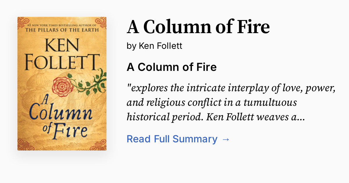 A Column of Fire | Summary, Audio, Analysis, FAQ
