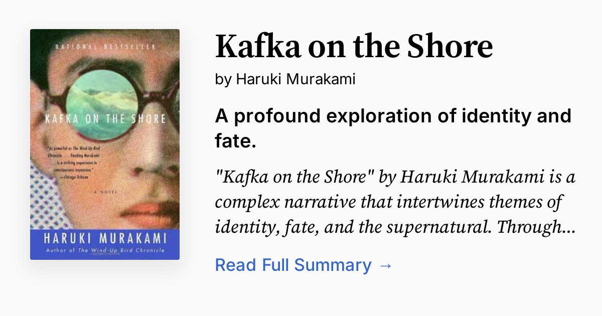 Kafka on the Shore | Summary, Audio, Analysis, FAQ