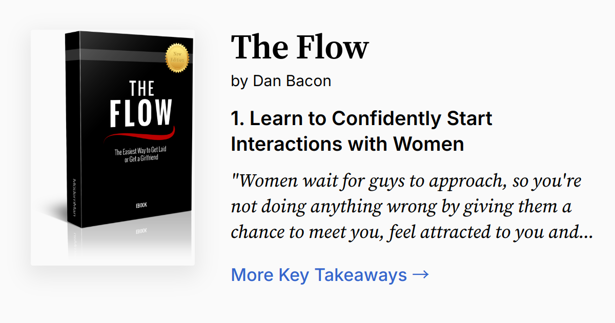 The Flow by Dan Bacon | Резюме, Audio, Quotes, FAQ