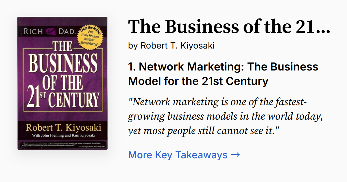 The Business of the 21st Century | Summary, Quotes, FAQ, Audio