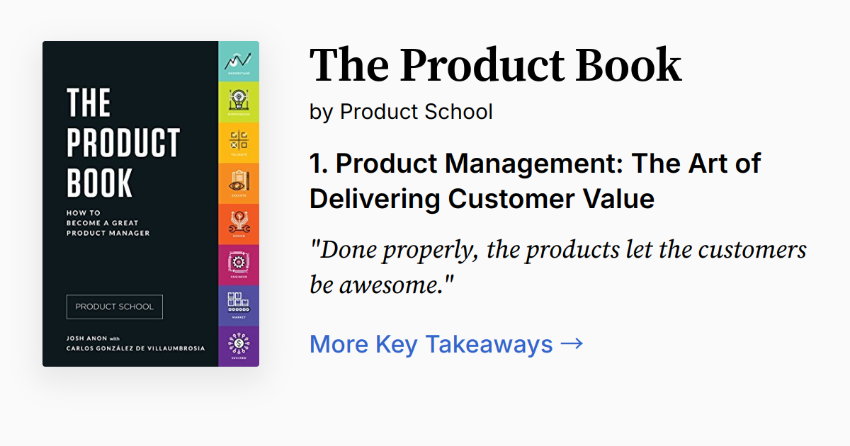 The Product Book | Summary, Audio, Quotes, FAQ