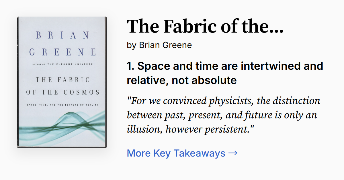 The Fabric of the Cosmos | Summary, Quotes, FAQ, Audio
