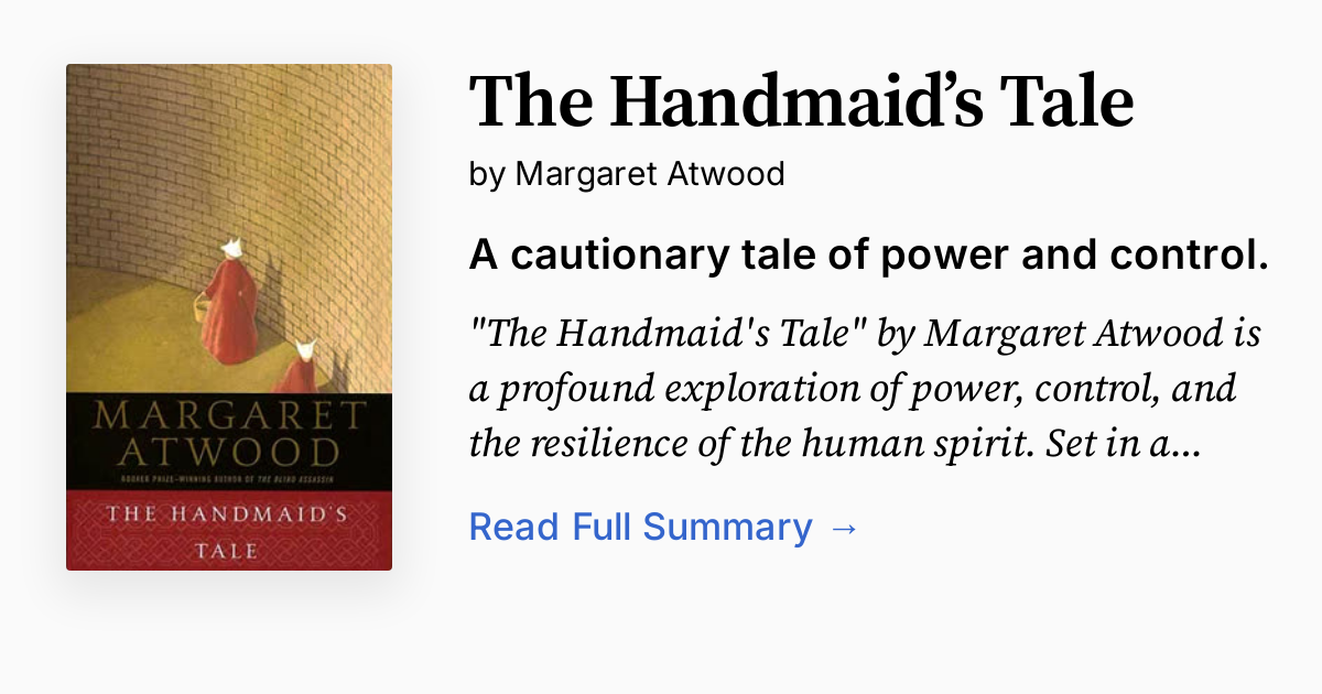 The Handmaid’s Tale | Summary, Analysis, FAQ