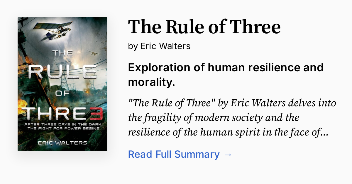 The Rule of Three | Summary, Audio, Analysis, FAQ